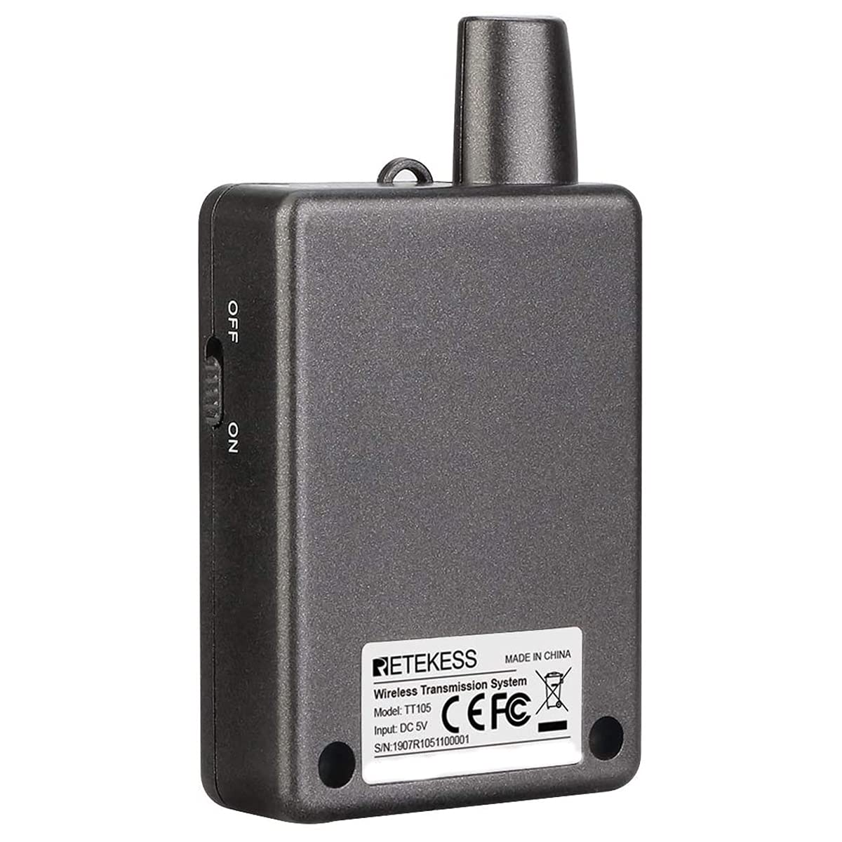 Retekess TT105 Tour Guide Receiver with Earphone,Wireless Church Translation,Audio Tour Guide System,Interpretation,Training,Court(1 Receiver)