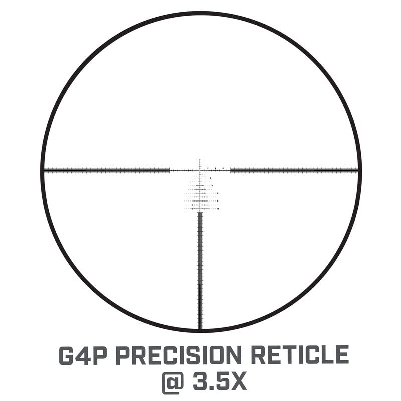 Bushnell Elite Tactical 3.5-21x50mm DMR3 Riflescope with G4P Precision Reticle, Professional Grade, Long Range Competition Riflescope with ED Prime Objective