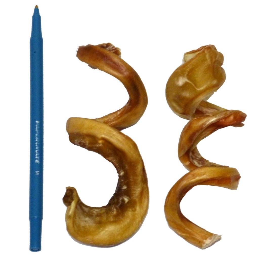 HDP Dental Floss Curly 4-6" Bully Sticks Made in USA Odor Free Size:Pack of 50