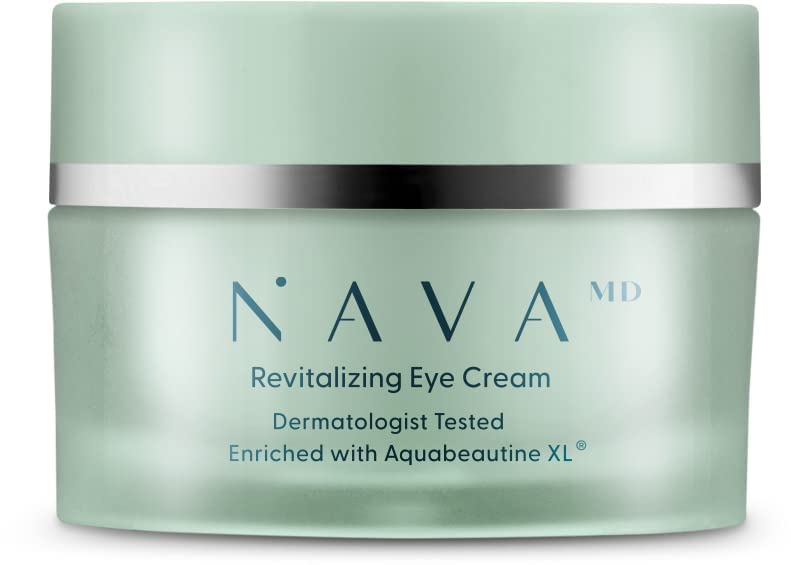 NAVA MD Revitalizing Eye Cream | Rejuvenating Eye Treatment | Developed By Doctors and Scientists | Visibly Reduce Dark Circles And Crowโs Feet | Contains Aquabeautine XL