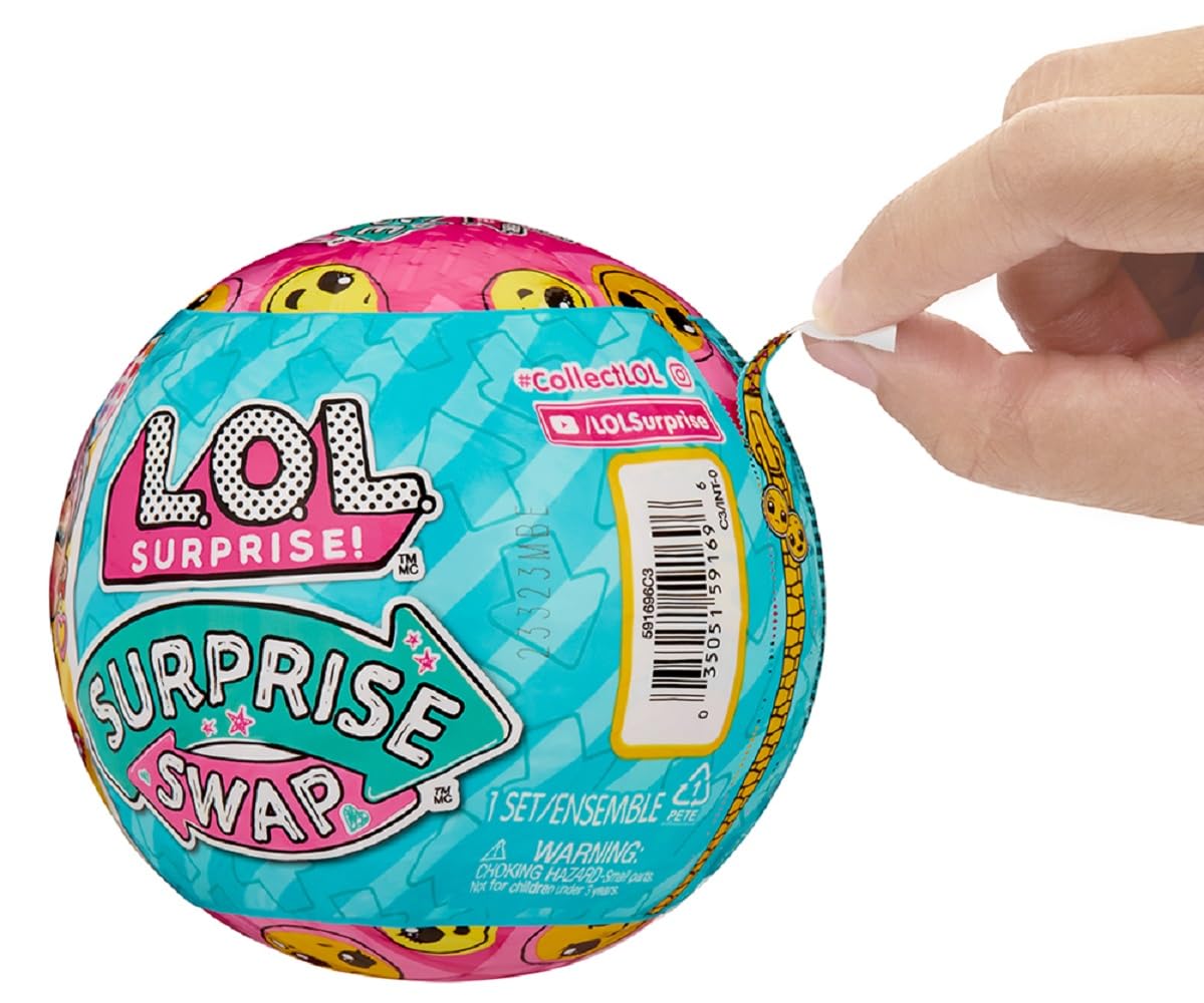 L.O.L. Surprise! Surprise Swap Tots with Collectible Doll, Extra Expression, 2 Looks in One, Water Unboxing Surprise, Limited Edition Doll- Great Gift for Girls Age 3+