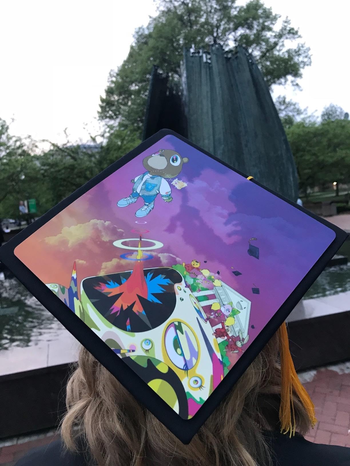 Graduation Album Cover Grad Cap Topper, Grad Cap Decorations or Cap and Gown accessories