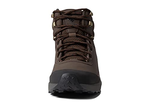 Columbia Men's Trailstorm Peak Mid Hiking Shoe, Cordovan/Black, 9