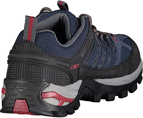 CMP Men's Rigel Low Trekking Shoe Wp Rise Hiking Boots, Black Asphalt Syrah 62bn, 6.5