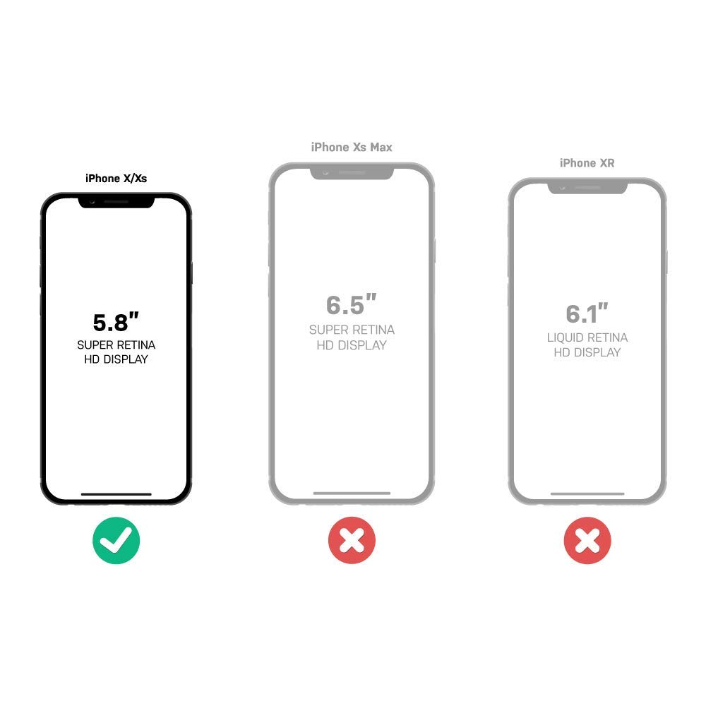 OtterBox iPhone Xs AND iPhone X Commuter Series Case - BALLET WAY (PINK SALT/BLUSH), slim & tough, pocket-friendly, with port protection