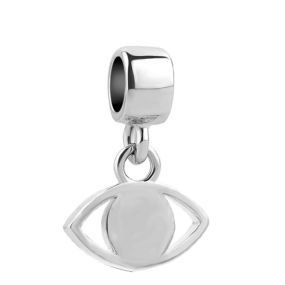 CharmSStory Blue Evil Eye Dangle Charm Beads For Bracelet