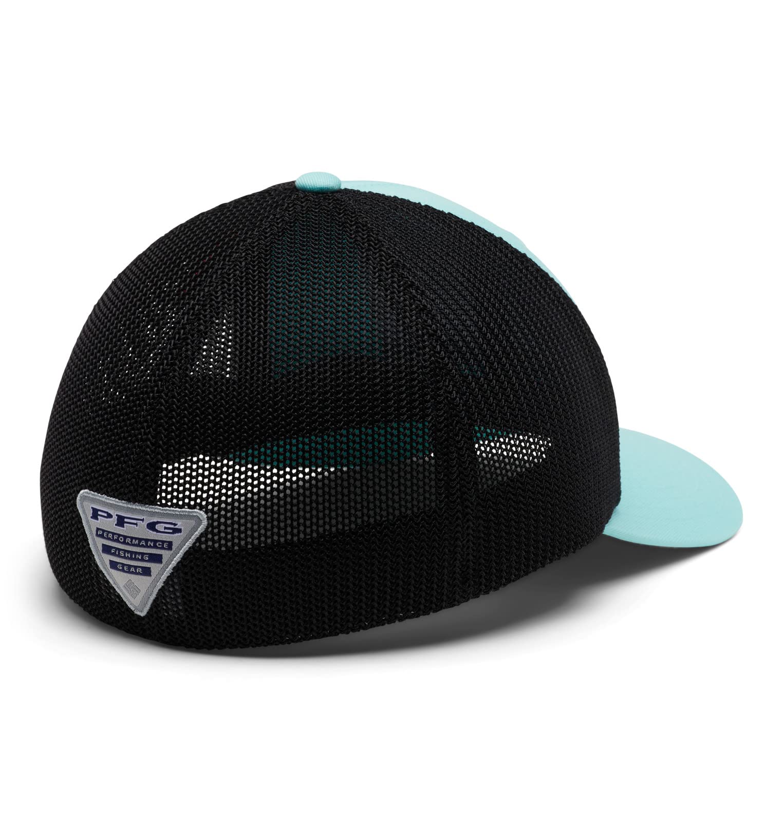 Columbia Unisex PFG Fish Flag Mesh Ball Cap - Low, Gulf Stream/Black/Offshore Slam Flag, Large/X-Large