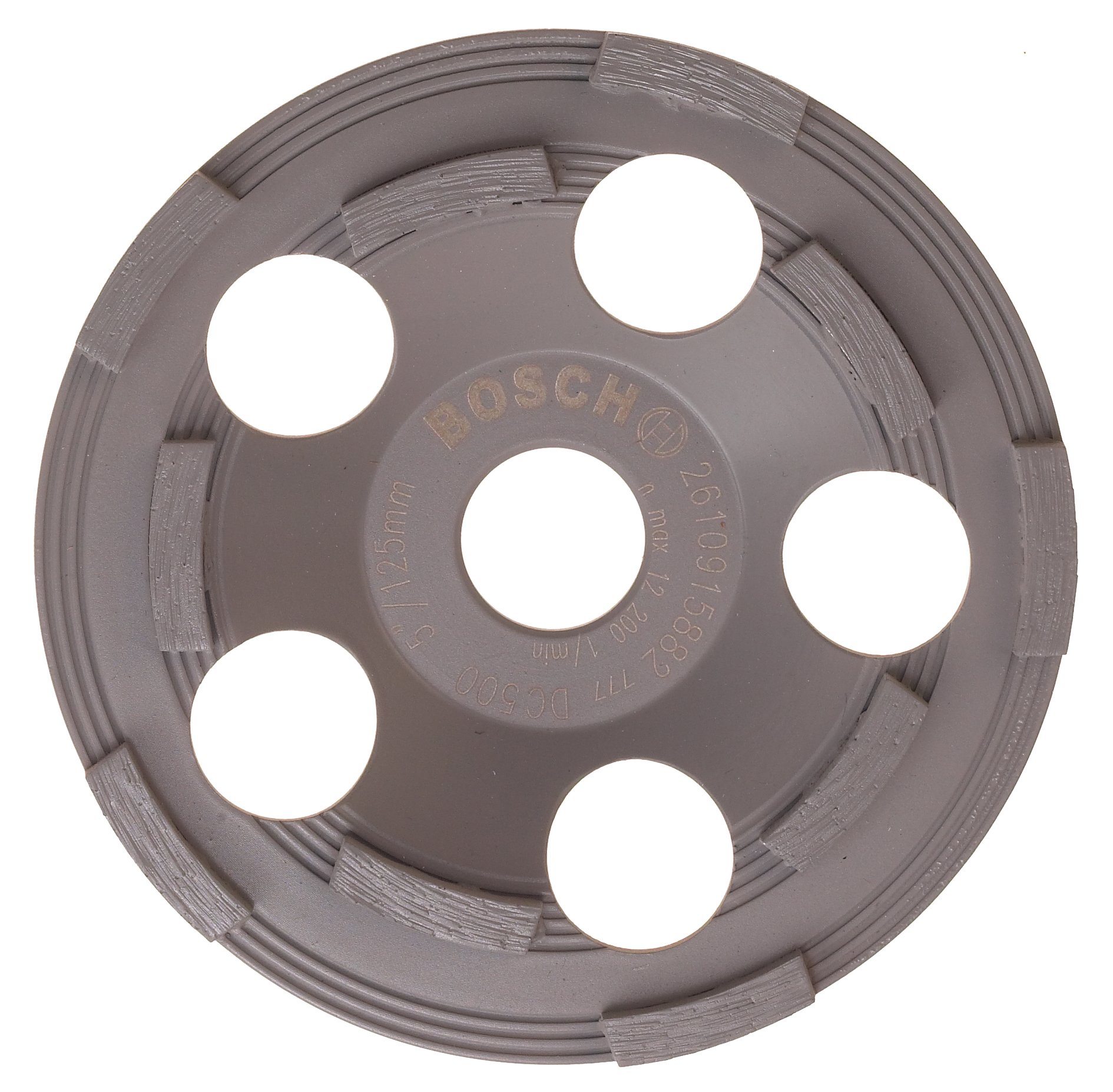 BOSCH DC500 5-Inch Diamond Cup Grinding Wheel for Protective Coatings