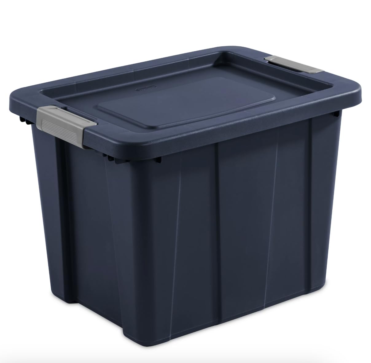 CYOIDAI DEXNEL 18 Gallon Durable Storage Bins, Latching Tuff1 Totes for Storage, Plastic Containers and Organizing, Storage Totes, Dark Indigo