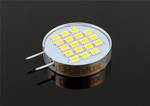 Bonlux Dimmable LED G8 Bulb- 120V Warm White T4 G8 Bi-pin LED Halogen Replacement Bulb for Under Counter Kitchen Lighting, Under-Cabinet Accent Puck Light Desk Lamp Lighting(Pack-4)