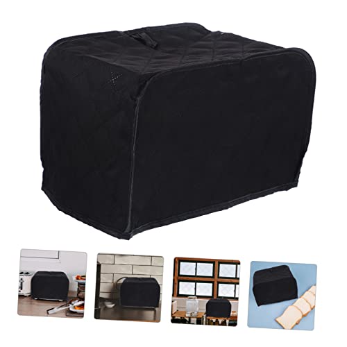 KICHOUSE Bread Machine Dust Cover Oven Microwave Combo Oven Protector Air Fryer Toaster Air Fryer Cover Toaster Protector Kitchen Protection Cover Bread Machine Sleeve Home Supply Black