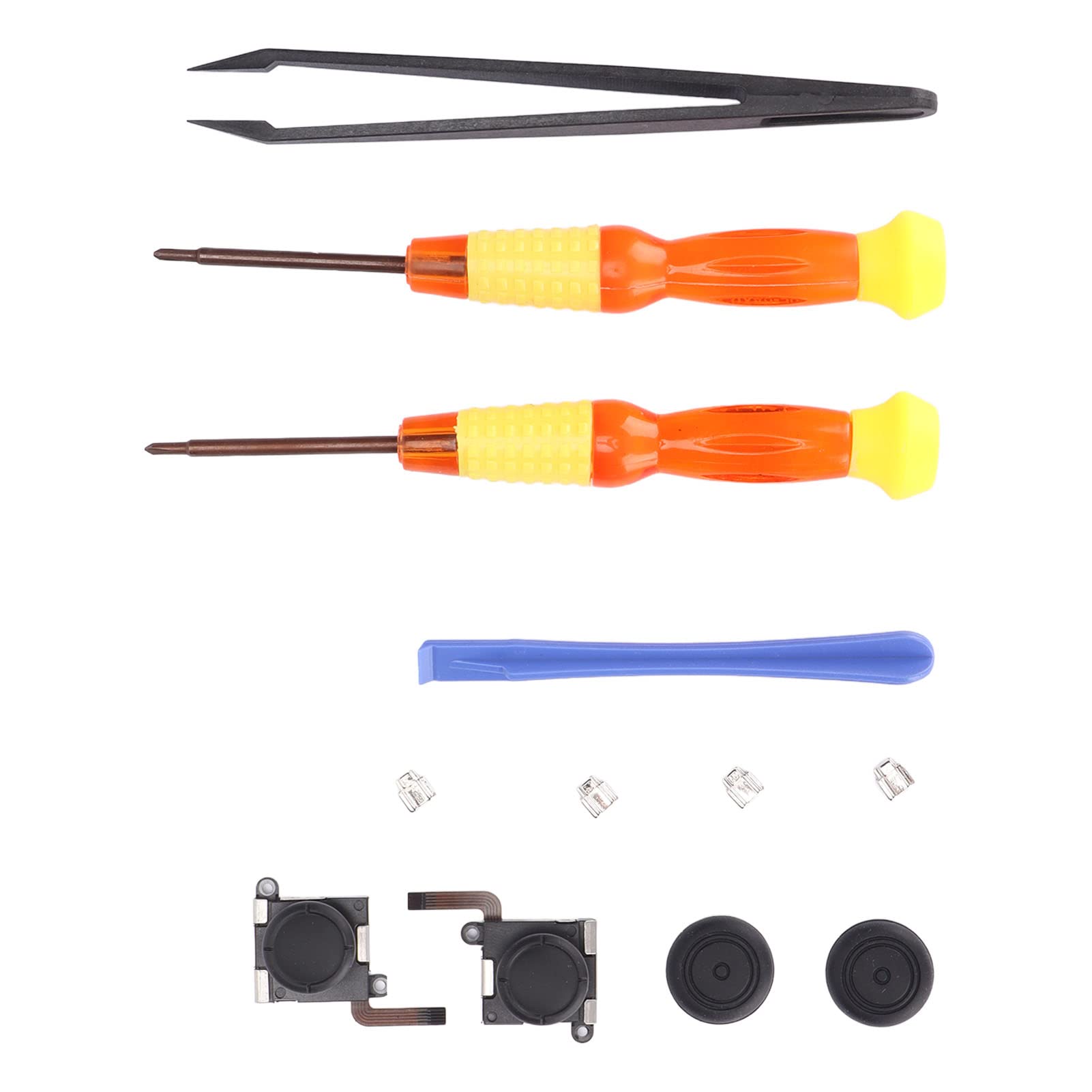 Controller Repair Kit, Professional Replacement Joystick Disassembly Kit Metal Buckle for Switch Handle