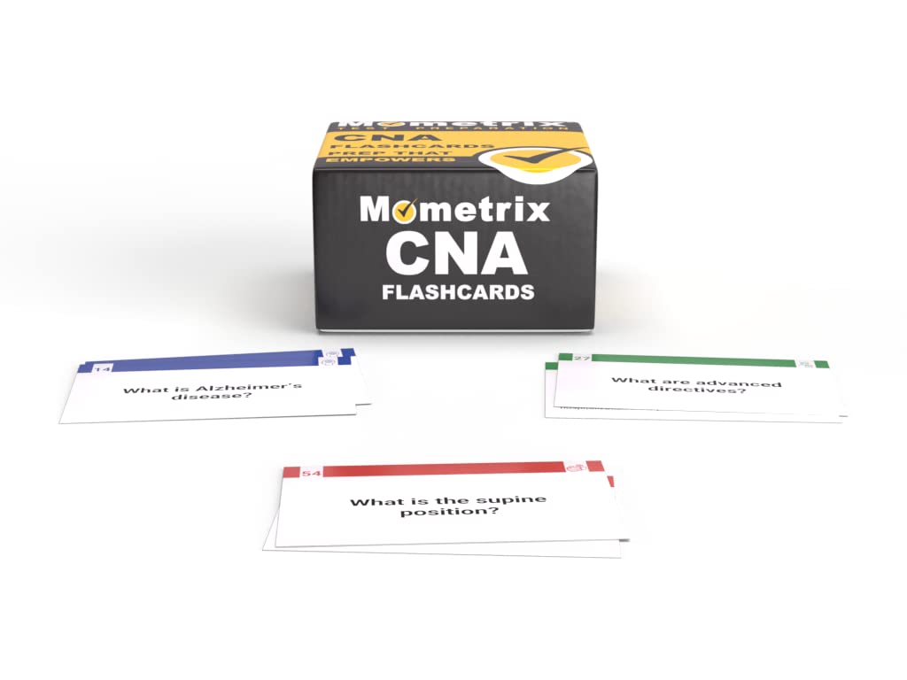 CNA Study Cards 2024-2025: CNA Test Prep with Practice Test Questions for the Certified Nursing Assistant Exam [Full Color Cards]