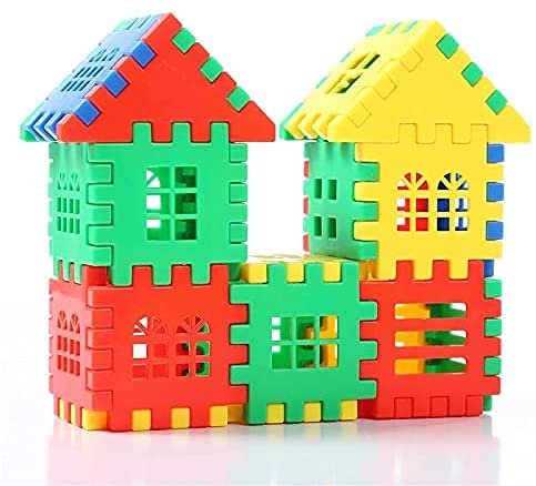DEJUN Interlocking Children's Building Block Toys - Toddler Building Blocks Educational Toy Set (70 Pieces)-12