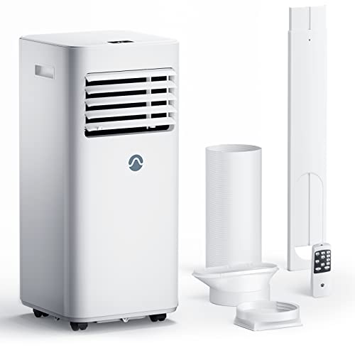 Portable Air Conditioners, 10000 BTU Portable AC for Room up to 450 Sq. Ft., 3-in-1 AC Unit, Dehumidifier & Fan with Digital Display, Remote Control, Window Installation Kit, 24H Timer, Sleep Mode
