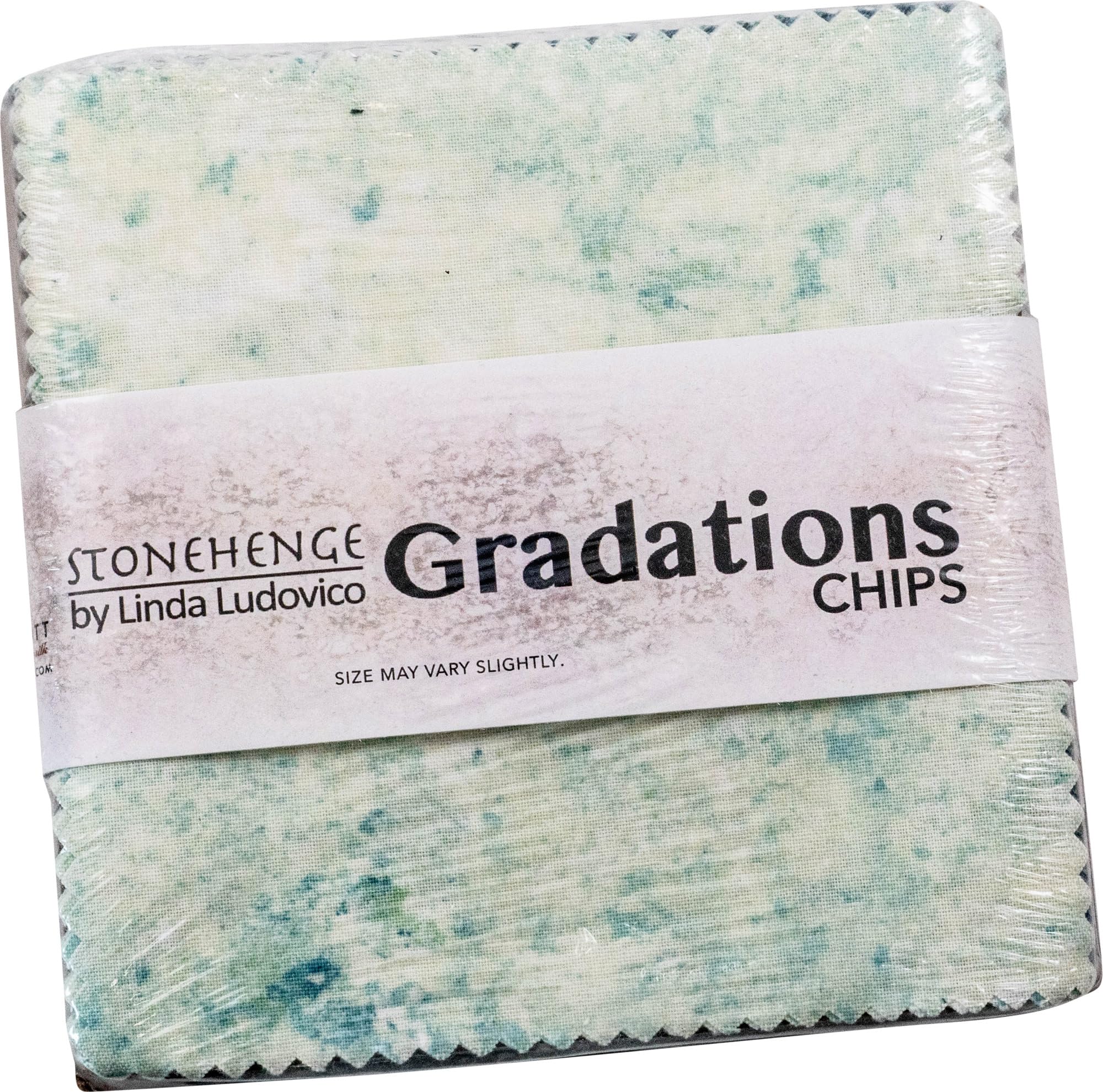 Linda Ludovico Stonehenge Gradations II Blue Planet Chips 42 5-inch Squares Charm Pack Northcott, Assorted, CGRAD42-48