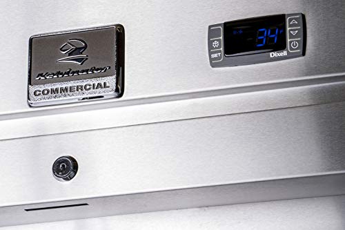 Kelvinator KCHRI27R1DRE 26 3/4" One Section Reach in Refrigerator, Silver