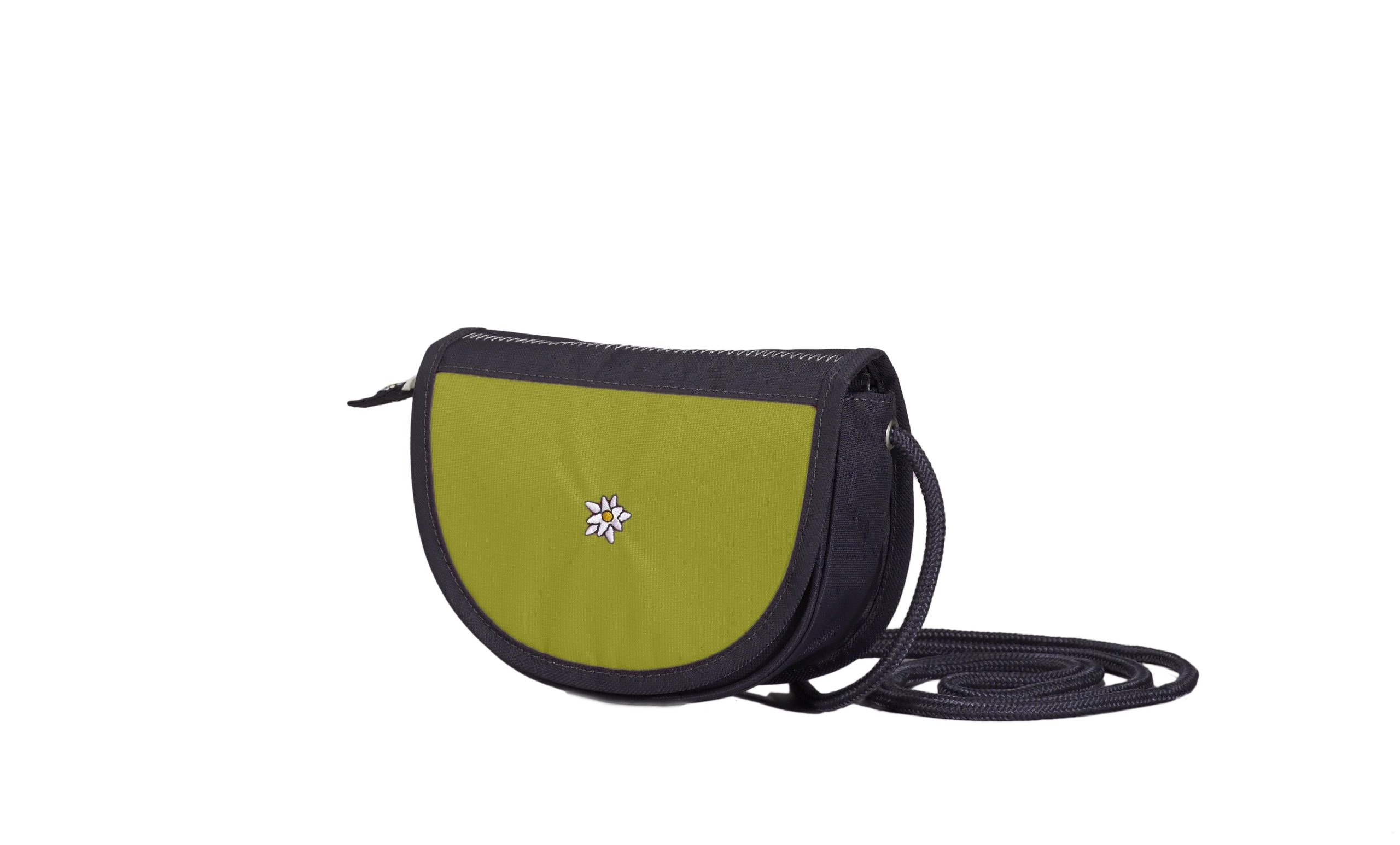Sherpani Uno Mini Purse (Citronelle/Black, 16.5-Inch x 13-Inch x 4-Inch)