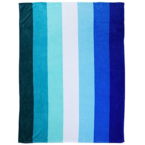 Gay Male Pride Super Plush Blanket - 50x60 Soft Throw Blanket - Perfect for Cuddle Season MLM Pride LGBT Blanket