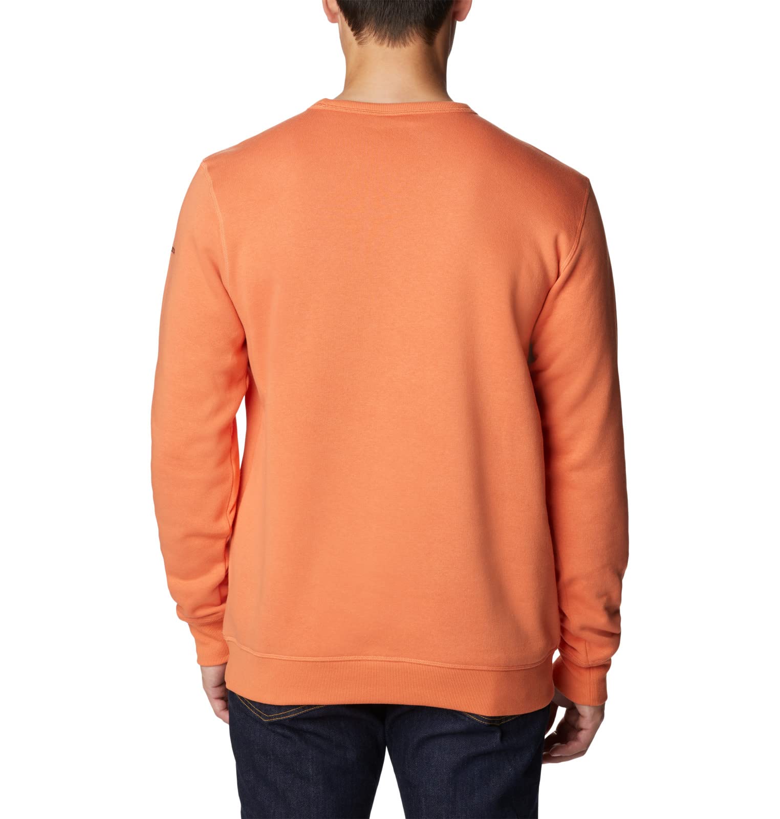 Columbia Men's Logo Fleece Crew, Desert Orange/CSC Varsity Arch 2, X-Large