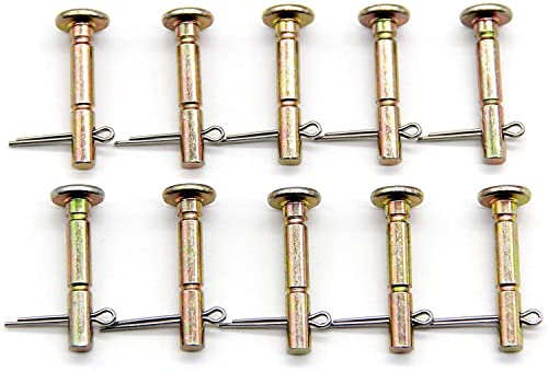 fascinatte (10Pack) 738-04124A 714-04040 Snowthrower Auger Shear Cotter/Hair Pins Fits MTD Cub Cadet Troy-bilt Snowthrower
