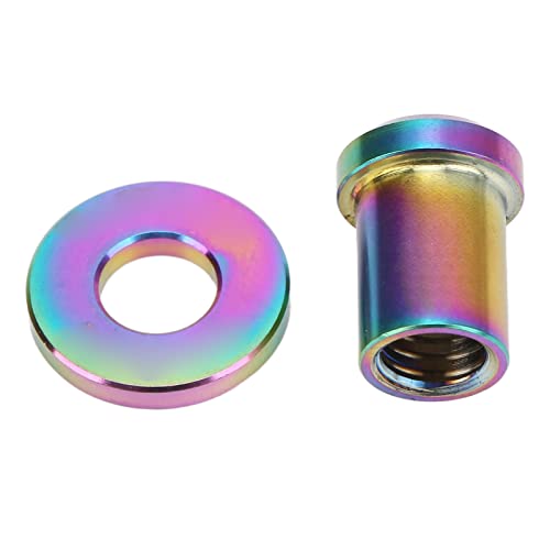 C Brake Pivot Nut, Rust Protection Small C Brake Caliper Nuts for Road Bike(Colorful)