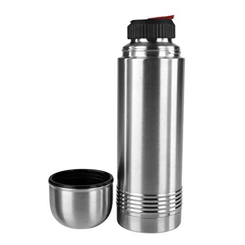 Emsa Insulated, 0.7 L Vacuum Flask Senator 23.7oz. from Stainless Steel, 700 ml, Silver