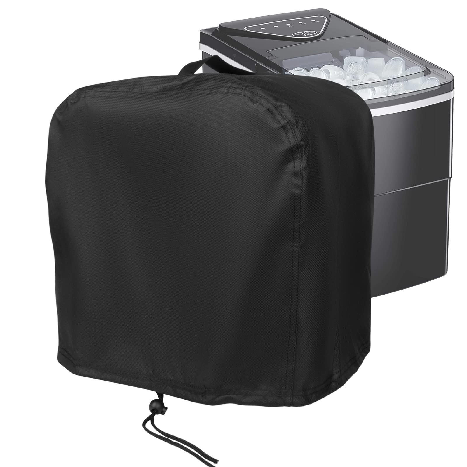 Guisong Ice Maker Cover for AGLUCKY Countertop Ice Maker Machine, Waterproof& Dustproof Cover for Portable Ice Makers/Ice Cube Maker/Ice Machine
