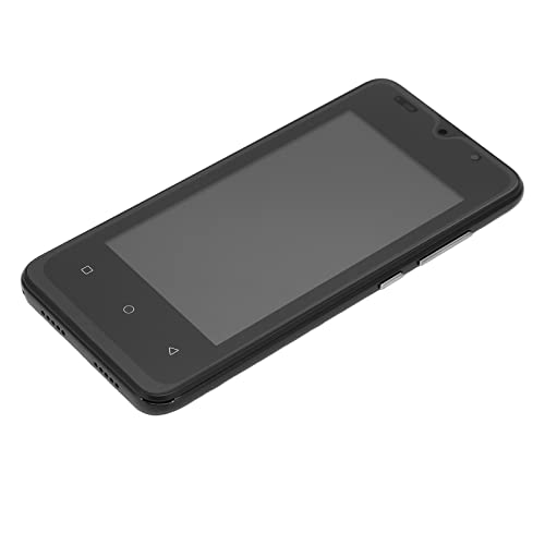 Dual Card Smartphone, MTK6572 Multi Language Support 2200mAh Removable Battery High Cost Performance 512MB RAM 4GB ROM Smartphone Black for Home (US Plug)