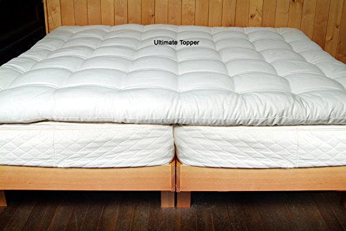 Holy Lamb Organics Quilted Ultimate Wool Mattress Topper - XL TWIN