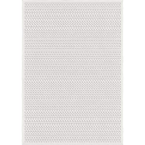 My Texas House Quail Hallow Rug - 5'2" X 7'6" Rectangle In Natural, High-Low, Geometric Design, Indoor Outdoor Patio And Home Decor