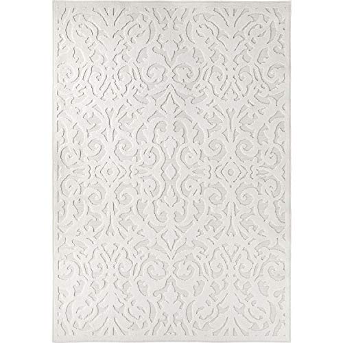 My Texas House by Orian Indoor/Outdoor Lady Bird Area Rug, 6'6" x 9'6", Natural
