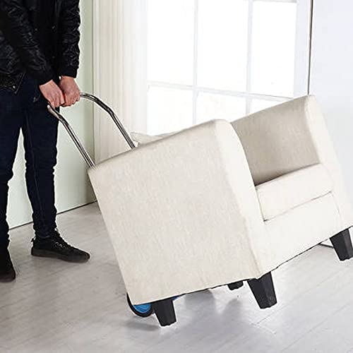 DOUBA Folding Shopping Cart Pull Cargo Trolley Luggage Cart Portable Load King Handling Small Cart Pull Truck Trailer