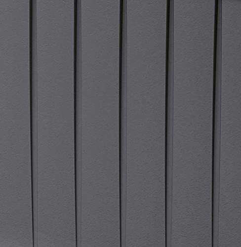 Keter Marvel+ 270L Outdoor 65% recycled Garden Furniture Storage Box Graphite Wood Panel Effect | Fade Free | All Weather Resistant | Safe and Secure | Zero Maintenance | 2 year Warranty