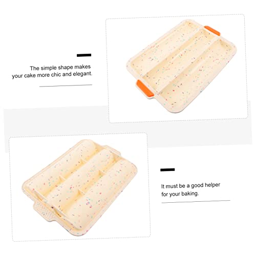 HONMEET Bread Mold French Bread Loaf Hot Dogs Bun Cookie Oven Bread Baking Tray Baguettes Perforated Pan Kitchen Cooking Tray French Bread Mould Silicone Bread Baking Mold Perforation Pan