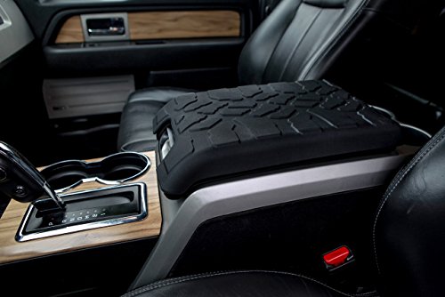 Boomerang® Tire Tread Armpad™ for Ford F150 (2009-2014) - Premium Flow-Through Console Version - Center Console Armrest Cover