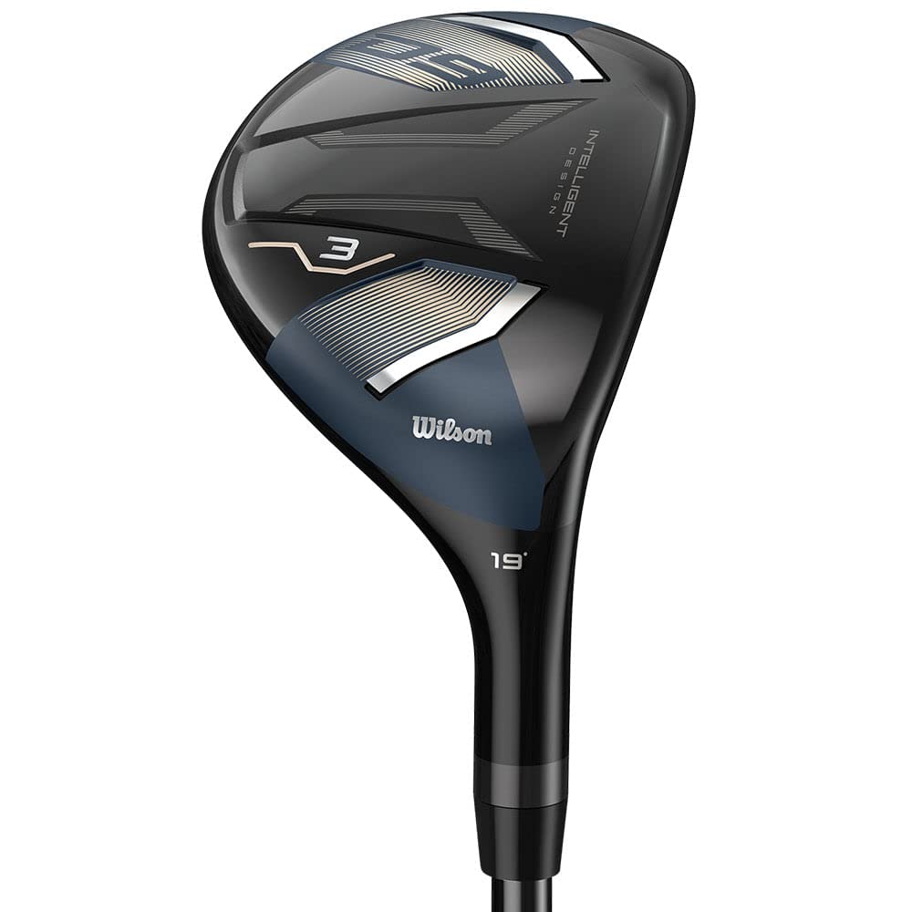 Wilson Staff D9 Iron Golf Set - Men's Right Hand Standard Length, Graphite Shaft Regular Flex, 4 & 5 Hybrid, 6-PW, Gap Wedge