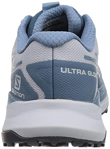 Salomon Women's Ultra Glide Trail Running Shoes for Women, Ebony/Blue/Grey, 9