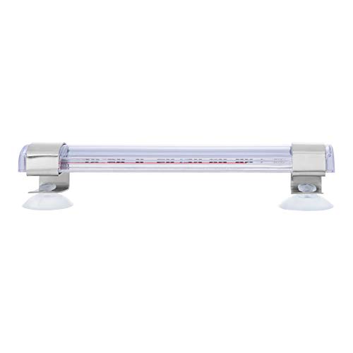 Escali AHF2 Shatter Proof Glass Refrigerator Freezer Thermometer with Suction Cups, Safe Temperature Indications, Fridge and Freezer Temperature Zones NSF Certified