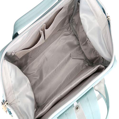 himawari Laptop Backpack for Women&Men Travel Backpack With USB Charging Port Large Business Bag Water Resistant College Bag Computer Bag Doctor Bag(1881-Grey)
