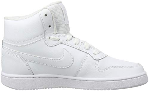 NIKE Women's Low-Top Basketball Shoes, White White White 100, 11