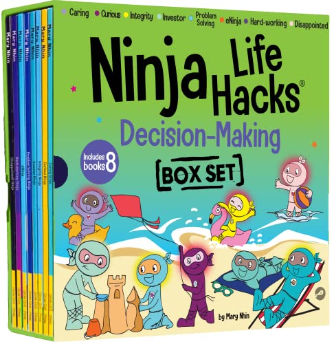 Ninja Life Hacks Decision Making Box Set (Books 57-64: Hard-working Ninja, Disappointed Ninja, Integrity Ninja, Investor Ninja, Problem Solving Ninja, eNinja, Caring Ninja, Curious Ninja)