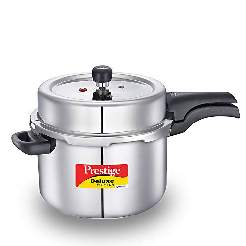 Prestige PRASV8 Pressure Cooker, 8 Liter, Silver