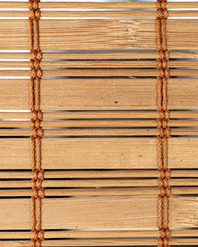 CHICOLOGY Bamboo Blinds , Shades Roman for Windows Window Home Patio & Shade 27"W X 64"H, Squirrel