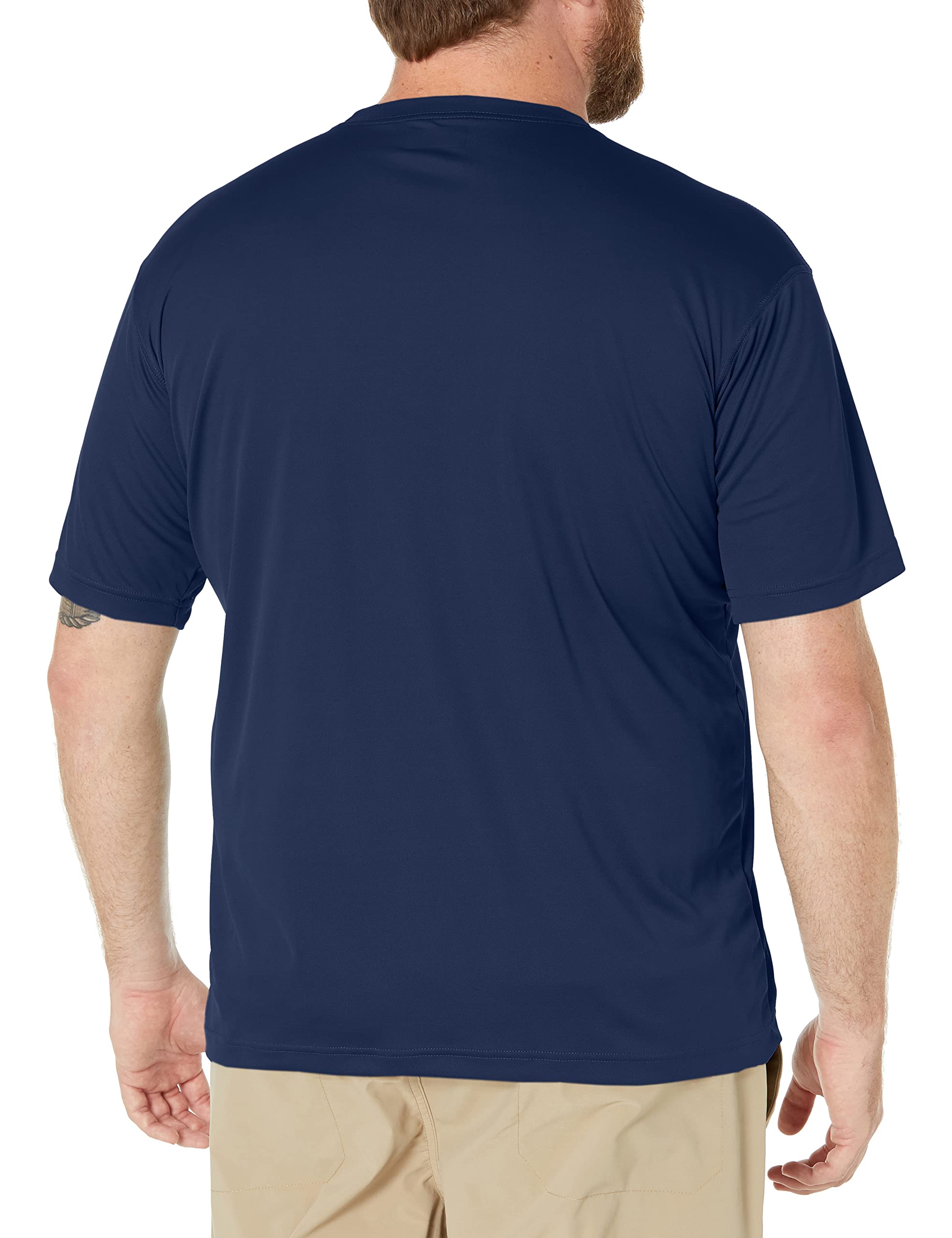 Columbia Men's Meeker Peak Short Sleeve Crew, Collegiate Navy, XX-Large