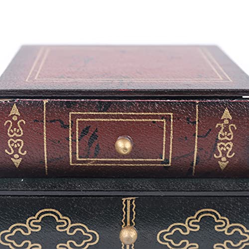 Gdrasuya10 Retro Jewelry Organizer Box Multi-Purpose Jewelry Display Storage Holder Case Desk Organizer for Necklace Earrings Bracelets Rings