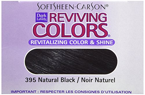 SoftSheen-Carson Dark and Lovely Reviving Colors Nourishing Color & Shine, Natural Black 395