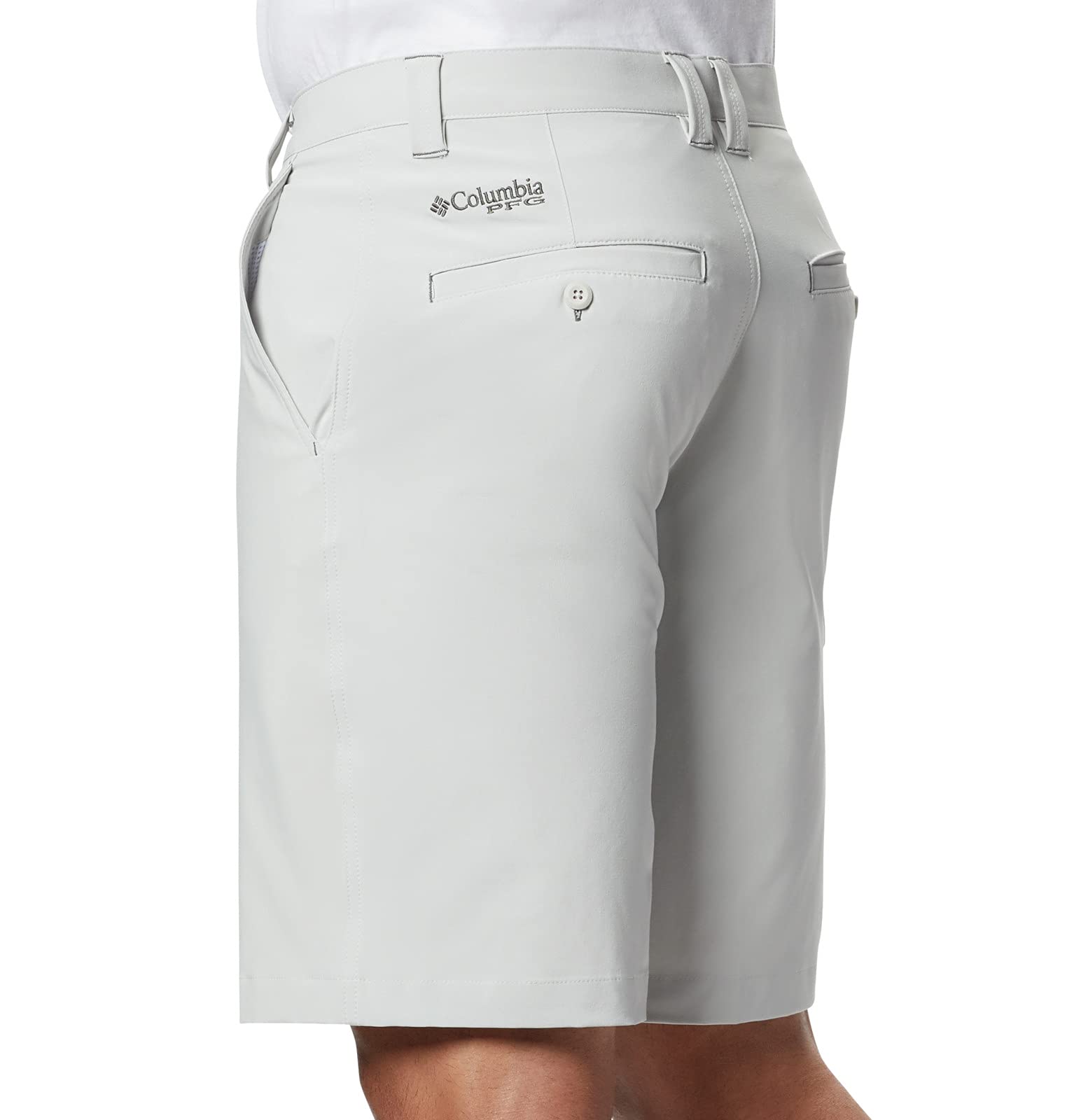 Columbia Men's Terminal Tackle Short, Cool Grey/Vivid Blue, 36