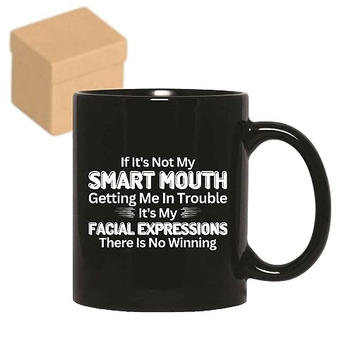 Sarcasm Saying Gift for Smart Creative Witty Daughter 11oz 15oz Black Coffee Mug