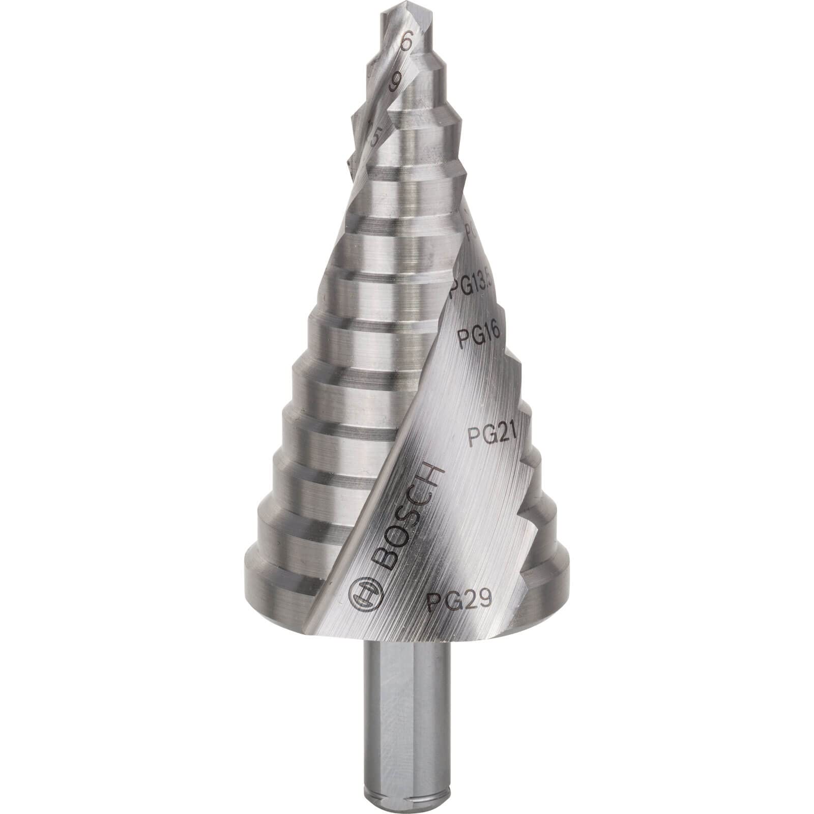 Bosch 2608587428 Step Drill Bit Hss PG7-21 with 12 Stages